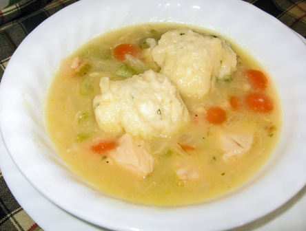 Cloud Soup, Broth Soup with Chewy Dumplings