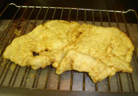 schnitzel, how to pound and bread